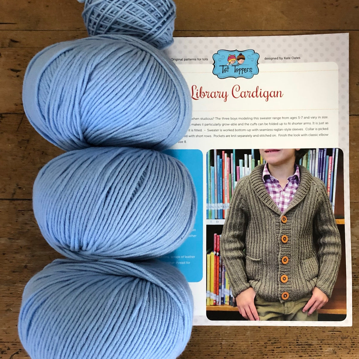 Library Cardigan Kit – Hippy Strings