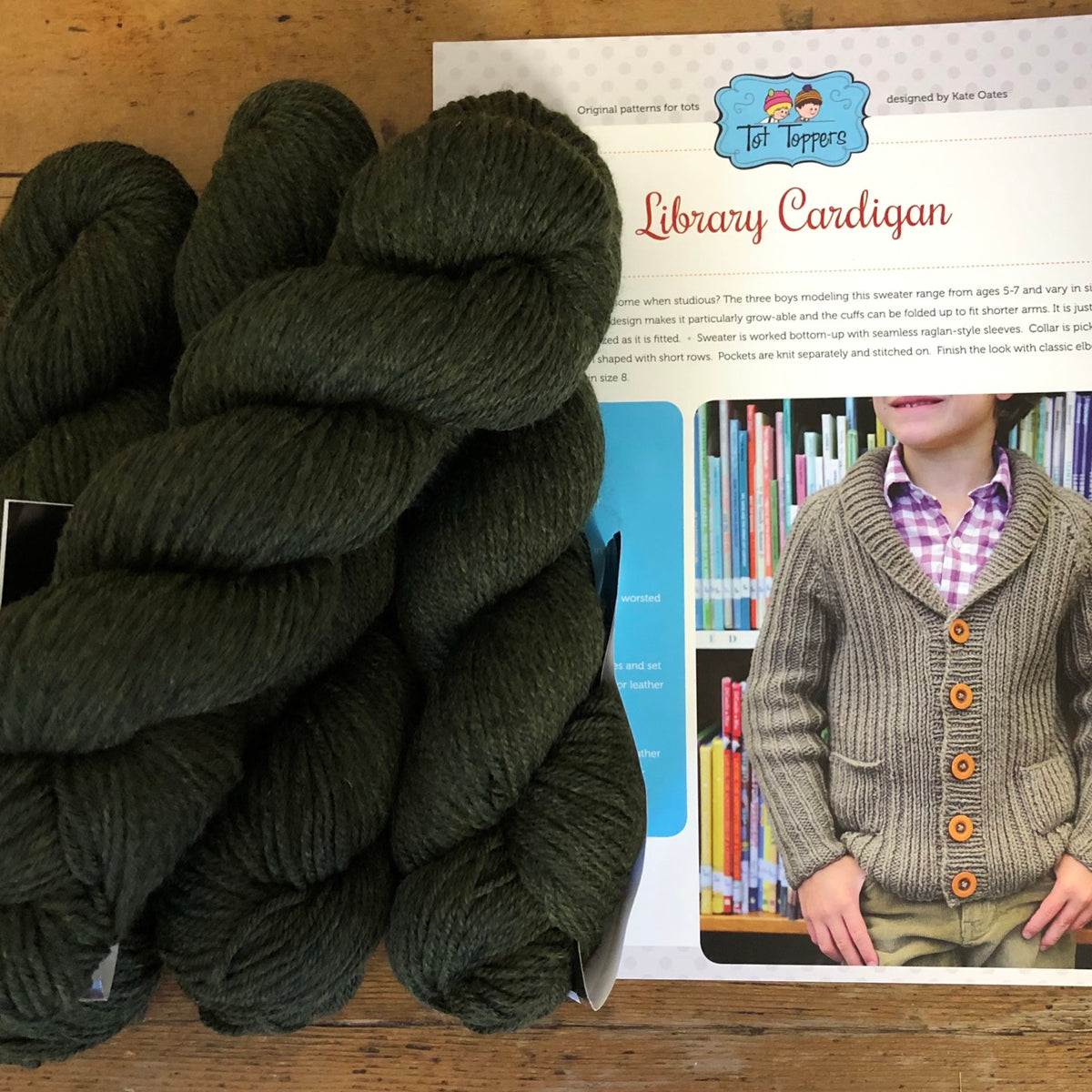 Library Cardigan Kit – Hippy Strings